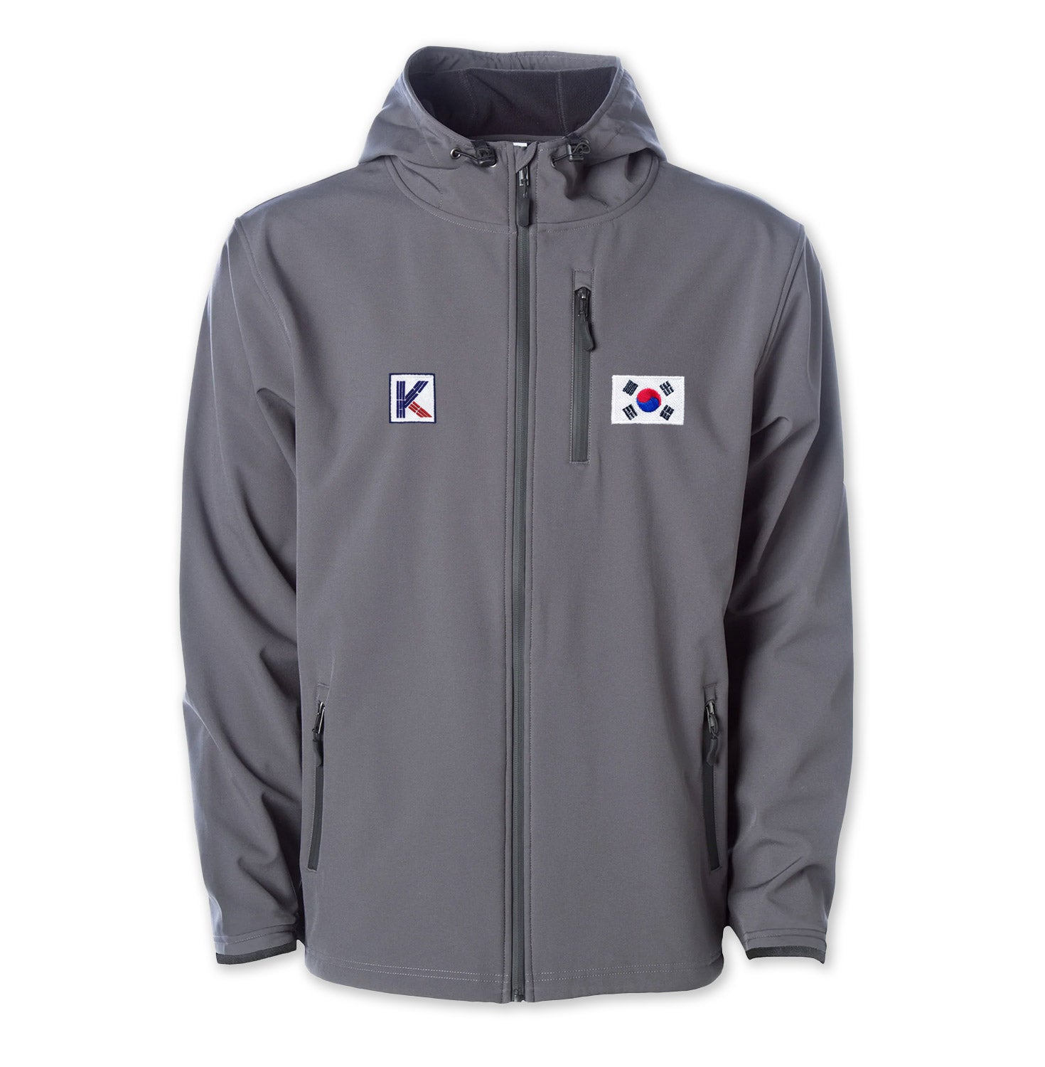 KOR FLAG POLY-TECH JACKET (CHARCOAL) (LIMITED EDITION) – KORELIMITED