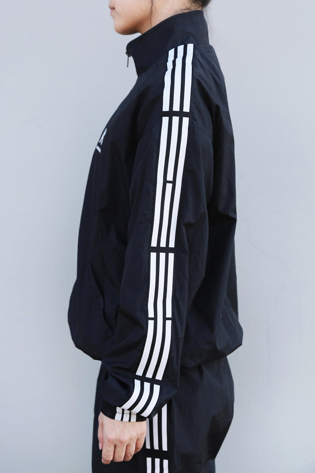 3456 TRACK SUIT JACKET (BLACK) | KORELIMITED